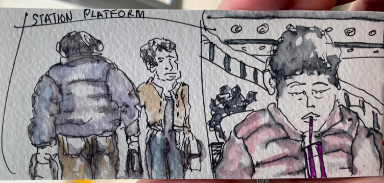 365 Days of Urban Sketching People (Book 1) – ROVING JAY