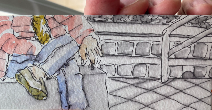 365 Days of Urban Sketching People (Book 1) – ROVING JAY